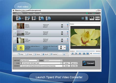 IPod Video Converter Convert Various Video To IPod Tipard