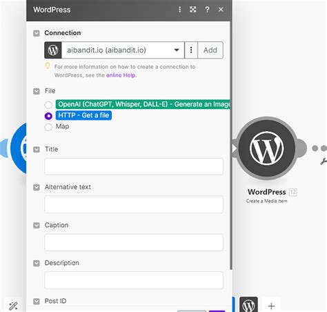 Create A WordPress Post With Featured Image From OpenAI Growwstacks Showcase Make Community