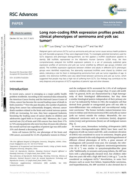 pdf long non coding rna expression profiles predict clinical