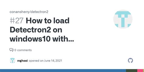 How To Load Detectron2 On Windows10 With Cuda111 And Pytorch 180 Is There Any Way To Do It