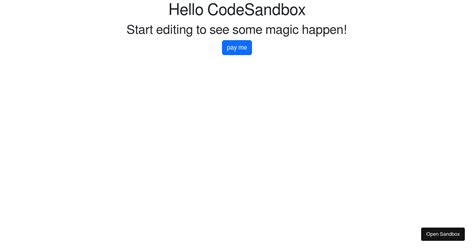 React Paytm Test Codesandbox
