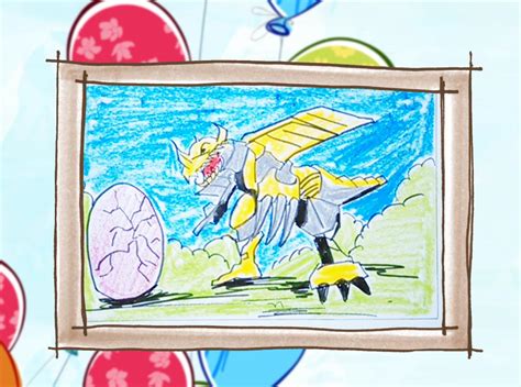 简笔画暴龙兽怎么画？