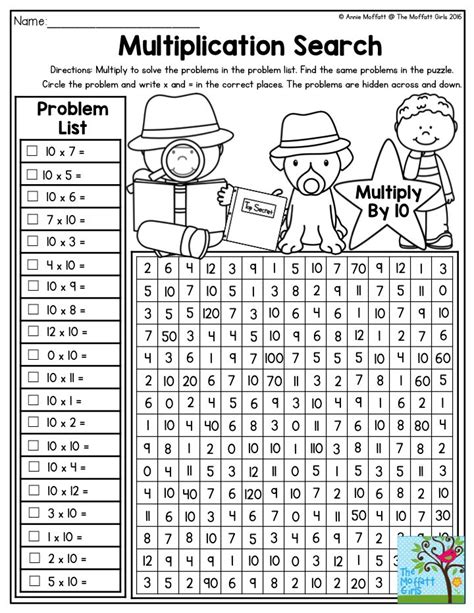 Math Riddle Worksheets Planner Hexagon