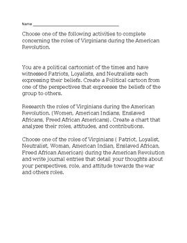 American Revolution Sternberg By Gina Giordano Tpt