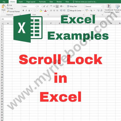 Excel Example Scroll Lock In Excel Myritebook Learn Tutorials