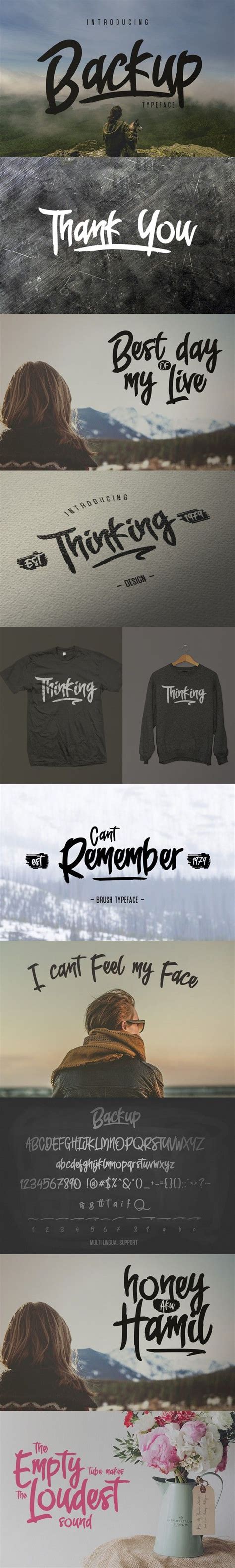 Backup Typeface Display Fonts 1500 Cool Fonts Typeface Fonts