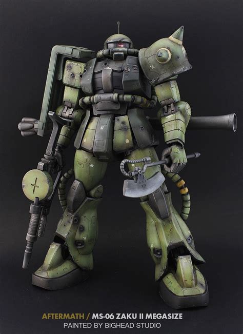 Mega Size 1 48 Ms 06 Zaku Ii Aftermath Customized Build Artofit