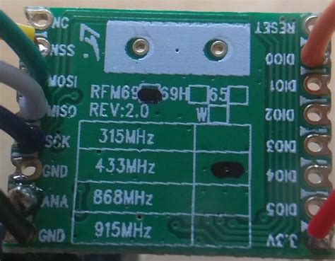 How To Determine Type Of Hope Rfm69 Module Networking Protocols And Devices Arduino Forum