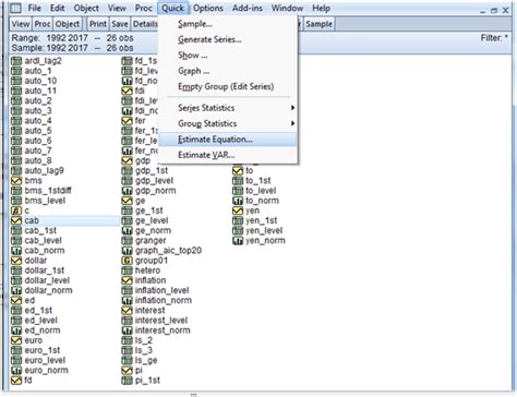 How To Perform Panel Data Analysis In E Views
