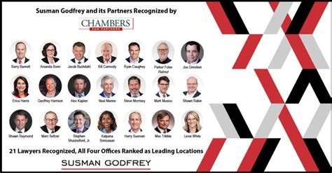 Susman Godfrey Partners And Practices Are Recognized With Top Rankings