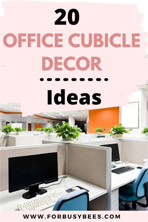 Creative Ideas For Decorating An Office Cubicle To Boost Productivity