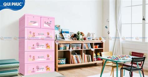 Top mẫu tủ nhựa tầng chất lượng giá rẻ cho phòng ngủ Qui Phúc Nội Ngoại Thất Inox Nhựa