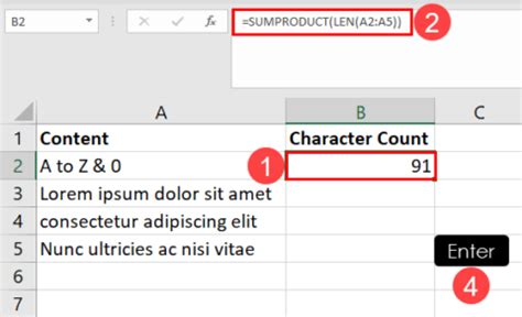 5 Ways To Count Characters In Microsoft Excel How To Excel