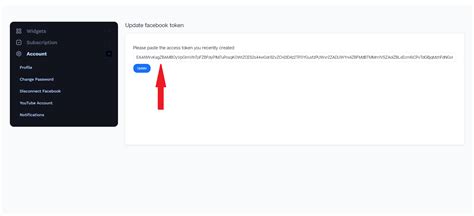 how to get a facebook access token for a business account