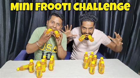 Mini Frooti Challenge Cold Drink Challenge Food Challenge India