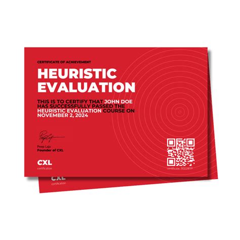 Heuristic Evaluation For Conversion Optimization Online Course Cxl