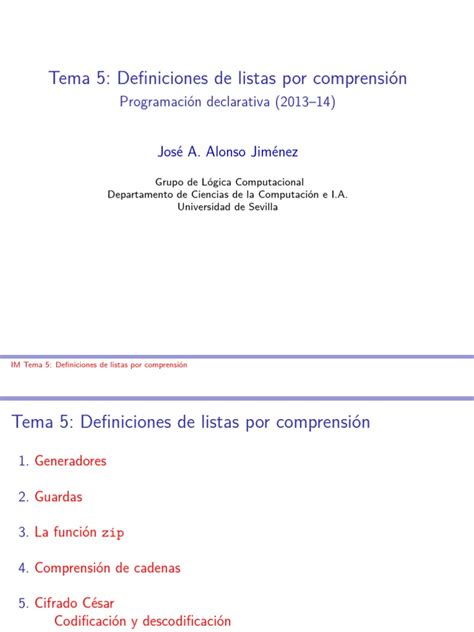tema 5 listas haskell pdf codificación de caracteres cadena
