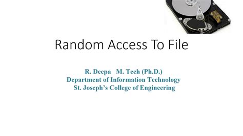 random access file youtube