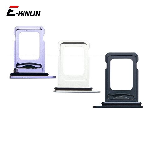 Sim Card Tray Socket Holder Slot Container Connector Adapter Reader Replacement Parts For IP