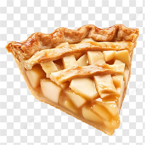 Apple Pie Slice Golden Crust Caramel Glaze Apple Pie Pie Slice Apple