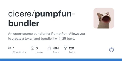 GitHub Cicere Pumpfun Bundler An Open Source Bundler For Pump Fun