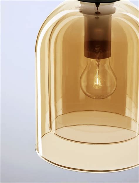 Nova Luce Modern Pendant Glass Luminaires Velor Double Layered