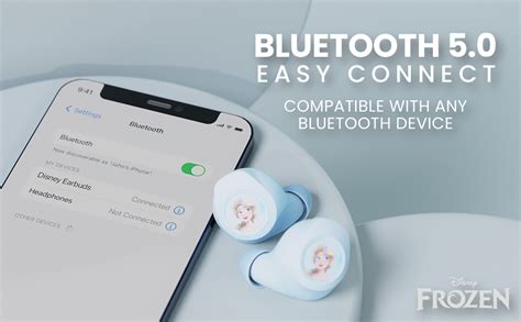 Disney Frozen Elsa And Anna Wireless Earbuds W Charging