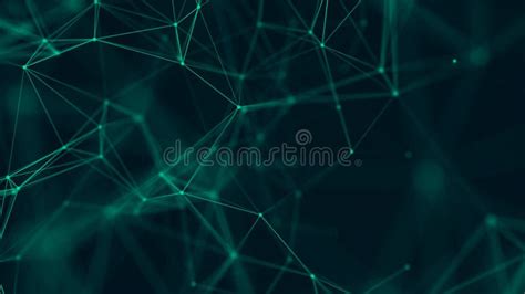 Big Data Visualization Abstract Background With Connecting Dots And