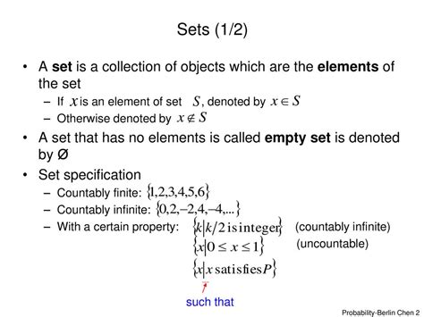 Sets And Probabilistic Models Ppt Download