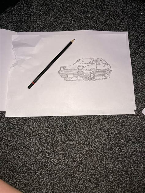 Done Some Initial D Drawing R Initiald