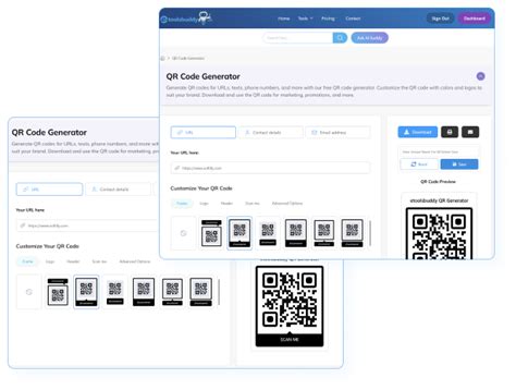 Free QR Code Generator - Create Custom QR Codes Instantly | etoolsbuddy