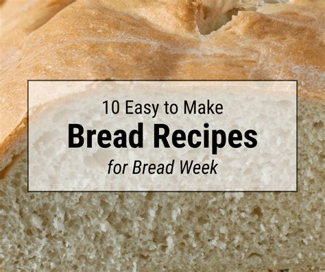 Bread Week Recipes Baking With Granny®
