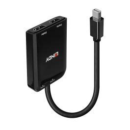 Mini DisplayPort To 2 Port HDMI MST Hub Lindy Australia