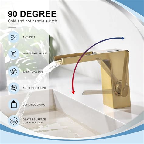 Grifo Del Lavabo Del Baño Pantalla De Temperatura Led Energía