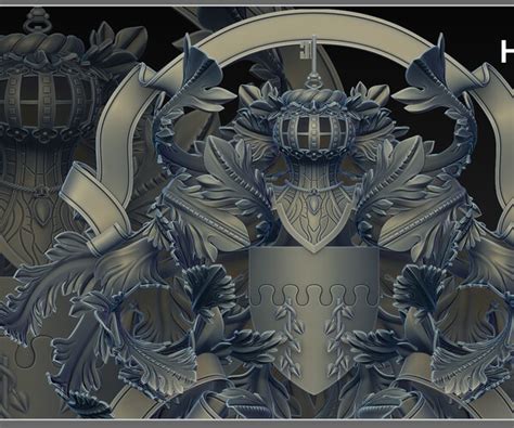 Artstation Heraldry Game Assets
