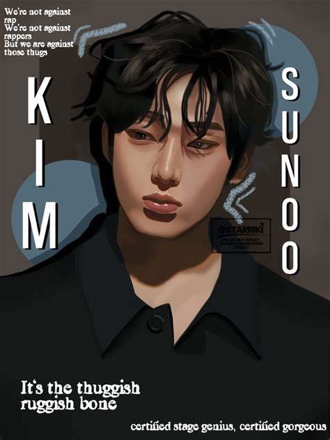 Sunoo Art☆ W Lyrics Ver Digital Drawing Digital Artist Art