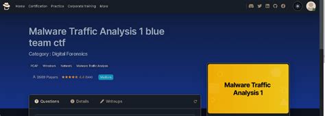 Malware Traffic Analysis 1 Blue Team Ctf