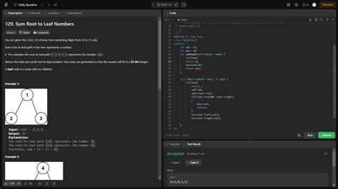 Day 8 Leetcode 129 Sum Root To Leaf Numbers Vinay Yadav