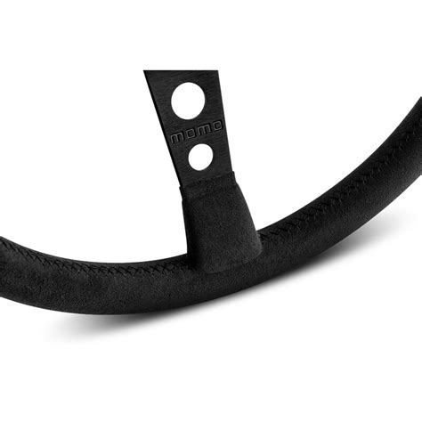 Volant Momo Mod 07 Black Edition Tulipé 72 Mm Microfibre Noire