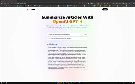 Github Dinujaya Sandaruwanopen Ai Article Summarizer The Open Ai
