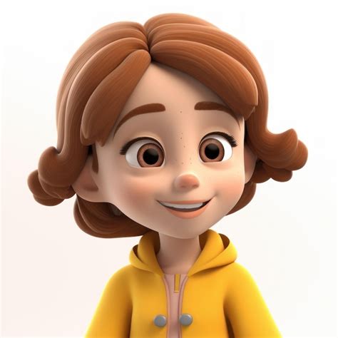 Premium Ai Image Cute Hazel 3d Render