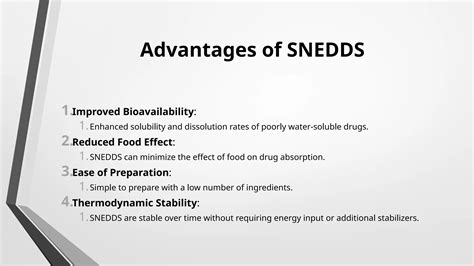 Self Nanoemulsifying Drug Delivery Systems Snedds Pptx