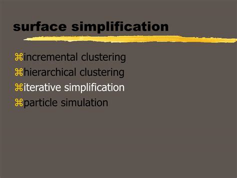 Ppt Efficient Simplification Of Point Sampled Geometry Powerpoint Presentation Id5891530