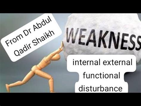 The Real Example Weakness Internal External Functional Disturbance YouTube
