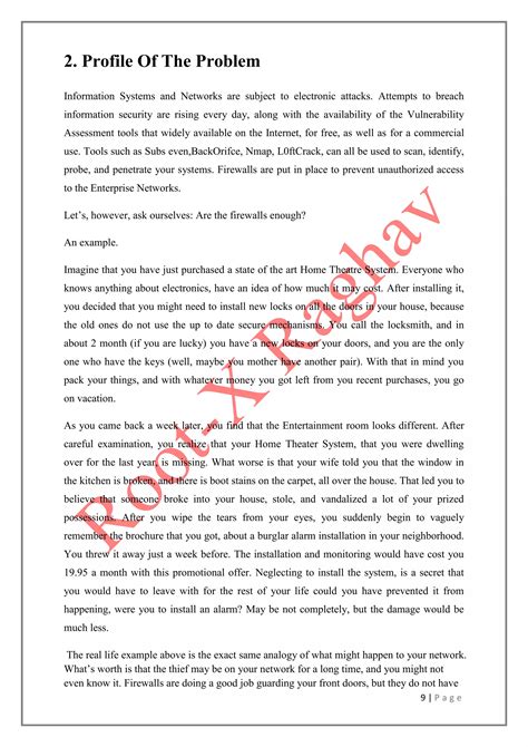 Intrusion Detection System Project Report Pdf