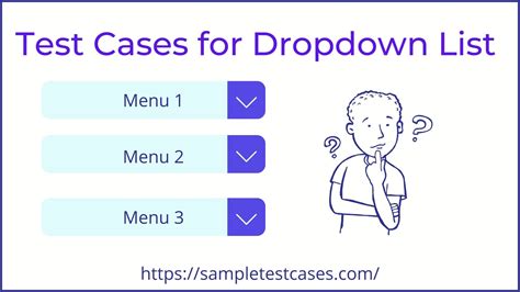 Test Cases For Drop Down List
