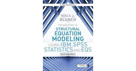 Introduction To Structural Equation Modeling Using Ibm Spss Statistics