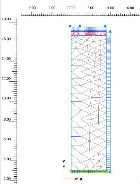 13 The Suggested Model Showing The Adopted Triangular Mesh And Download Scientific Diagram
