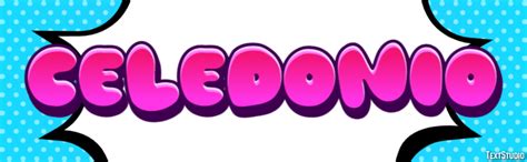 Celedonio Efecto De Texto Y Diseño De Logotipos Nombre