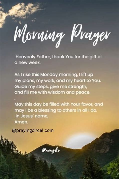 15 Powerful Monday Morning Prayers To Start Your Week With Faith And